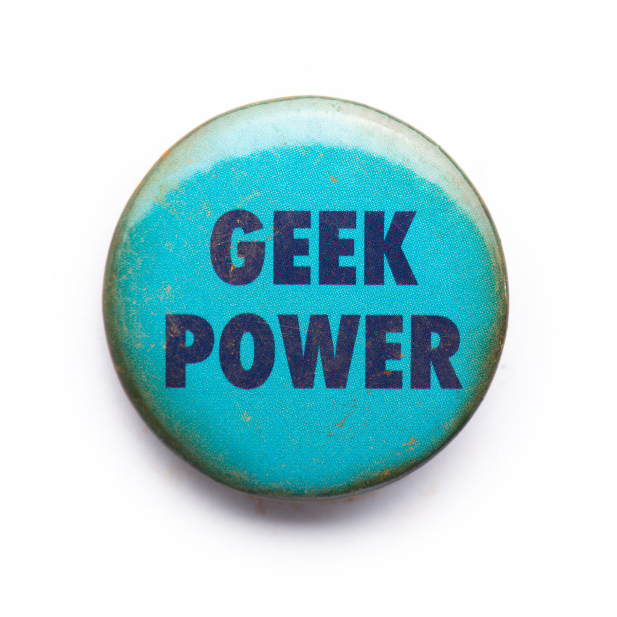 "Geek Power" button pin – The Radical Media Archive