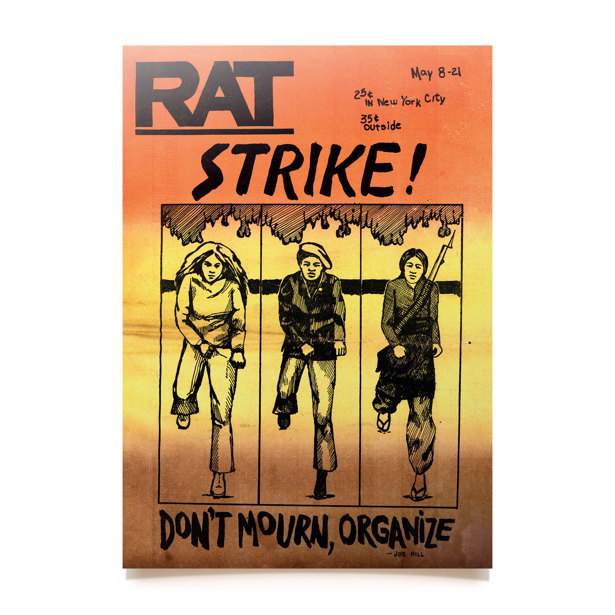 The Front Page Poster: Strike! (A2 size) – The Radical Media Archive